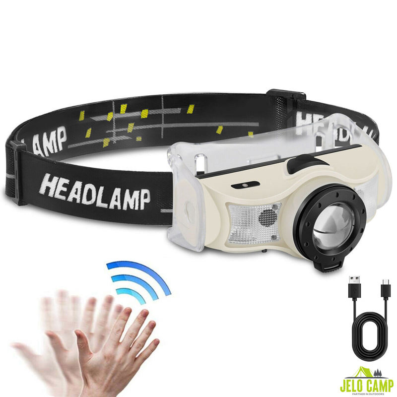Newest Smart Sensor Rechargeable Headlamp Adventuridge Equipment ...