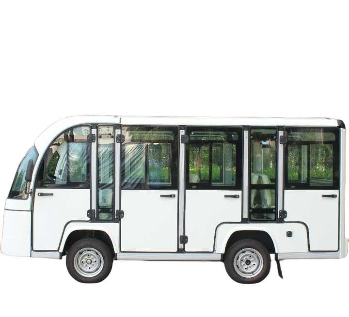 Fully Enclosed 23 Seater Electric Sightseeing Bus 96v, 13.5kw AC System ...