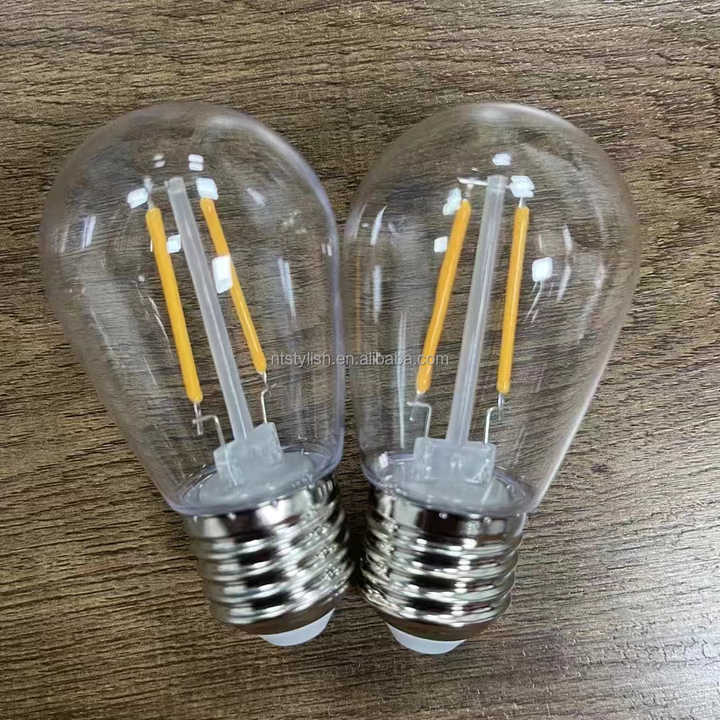 S14 G45 Outdoor String Light Bulb 1W 2W E26 E27 Low Voltage DC3V 12V ...