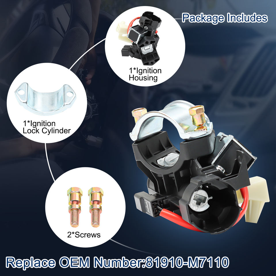 Yithsway Ignition Lock Switch Housing for Kia Repair