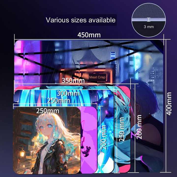 Custom Designed Tempered Glass Mouse Pad for Gaming - OEM/ODM