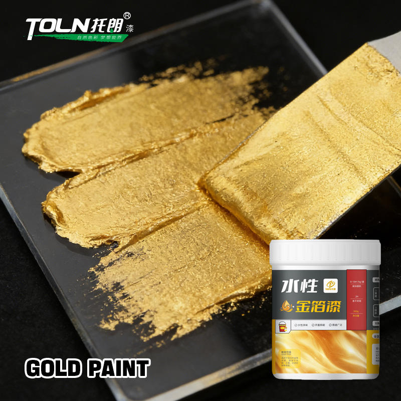 Gold Leaf Paint for Ancient Building Restoration, Retro Gold Paint ...