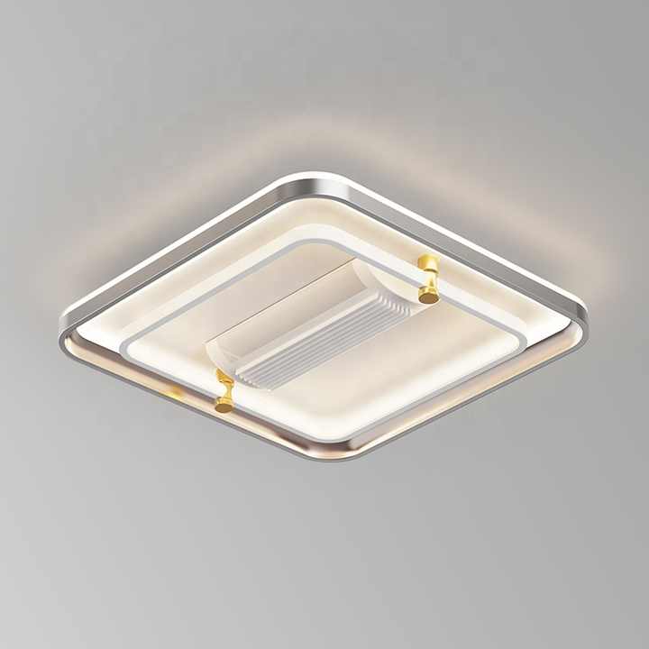 White Home Decorate Nordic Led Electric Remote Control Dc Modern Square ...