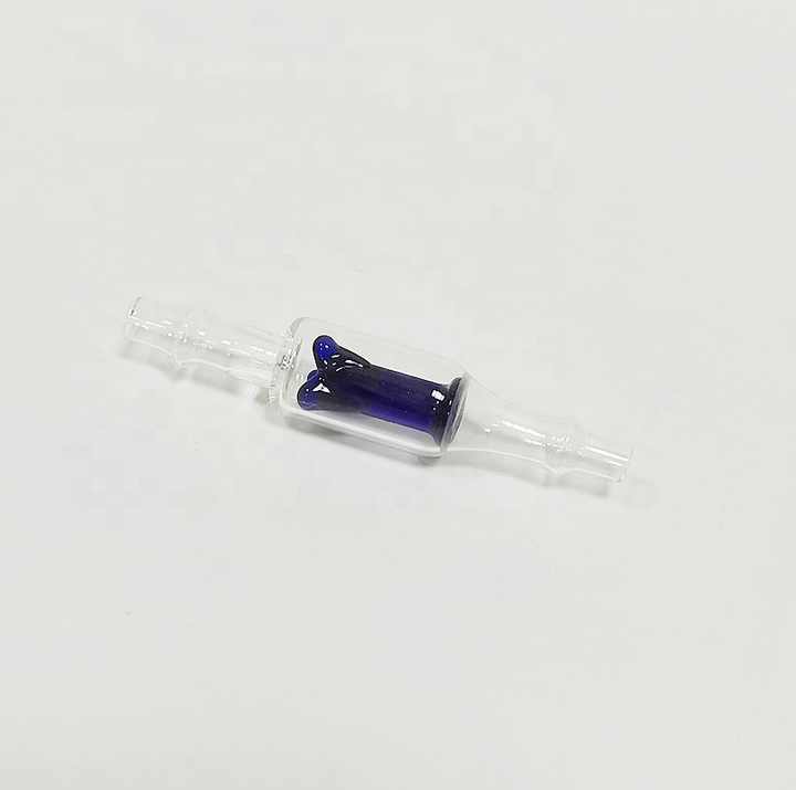 13mm OD Blue Type Aquarium Glass Tube Check Valve for Plant Tank CO2 ...