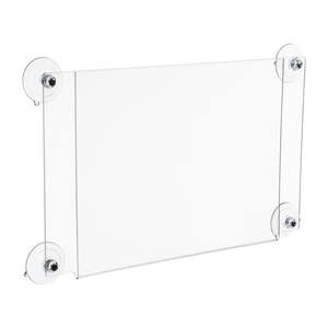 Buy Freestanding clear acrylic window sign holder with Custom Designs ...