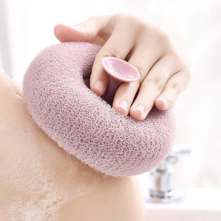 Sunflower Bath Ball Exfoliating Luffa Body Scrub Shower Sponge with ...