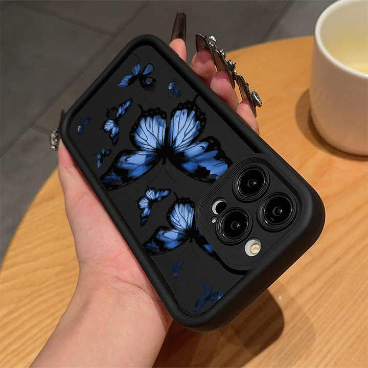 Luxury Butterfly Print Tpu Mobile Phone Case For Iphone, Shockproof ...