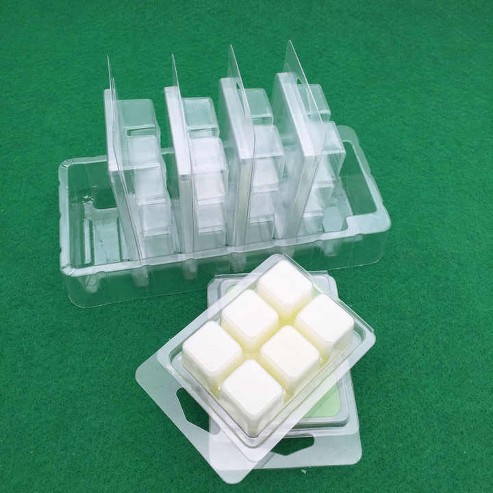 Recyclable Clamshell Trays for Wax Melts - PET Material