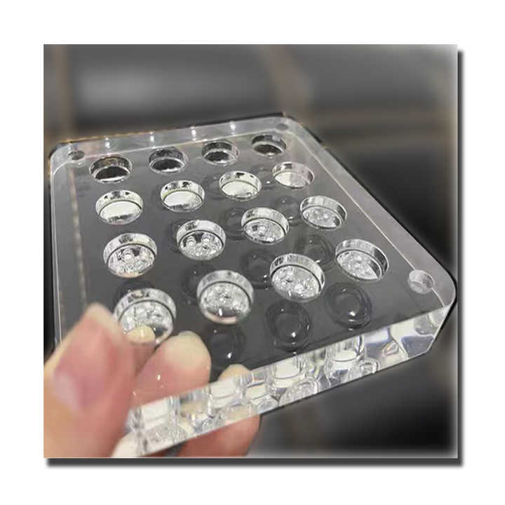 Custom CNC Milling Machining Clear Acrylic PC Plastic Parts