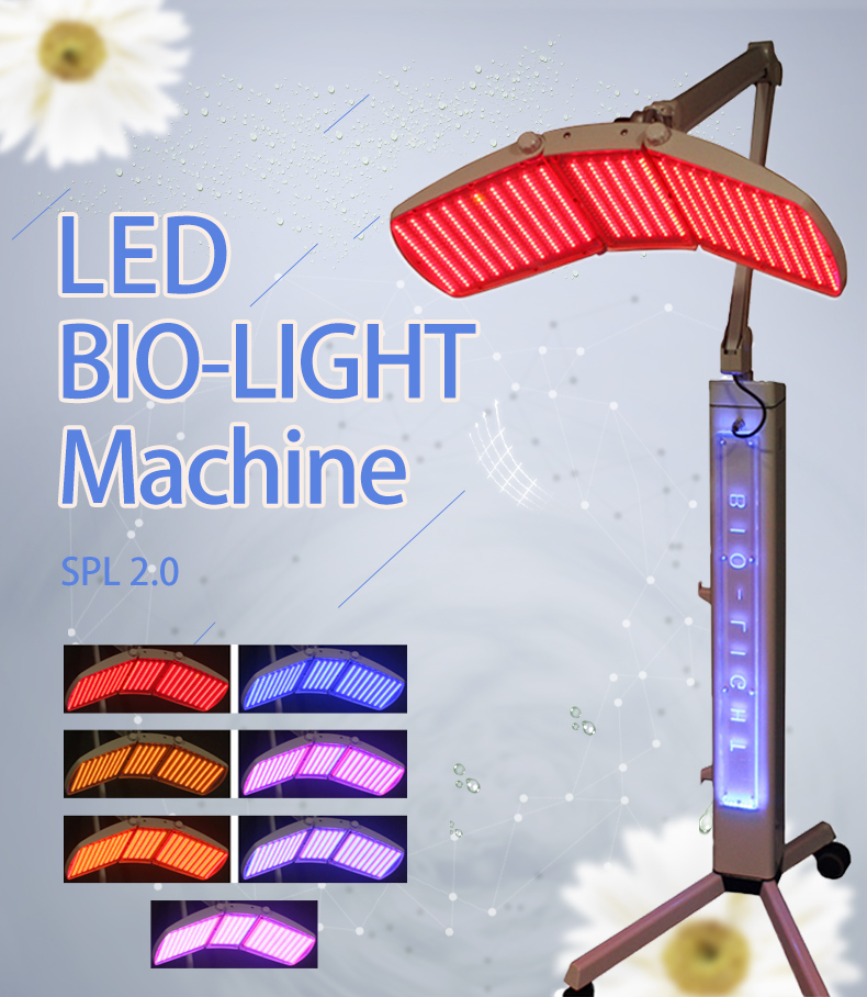 Vertical Light Emitting Diode Led Phototherapy Machine For Anti Aging Hair Growth And Wrinkle ...