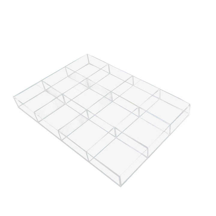 Acrylic 12 Grid Storage Box - Versatile & Modern Solution
