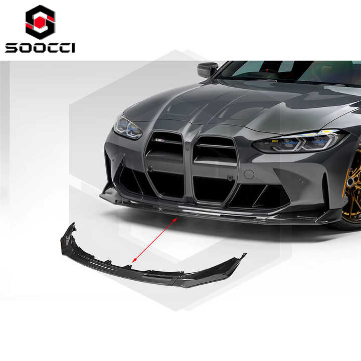 Carbon Fiber V Style Front Lip for BMW G80 M3 G82 G83 M4 Competition ...