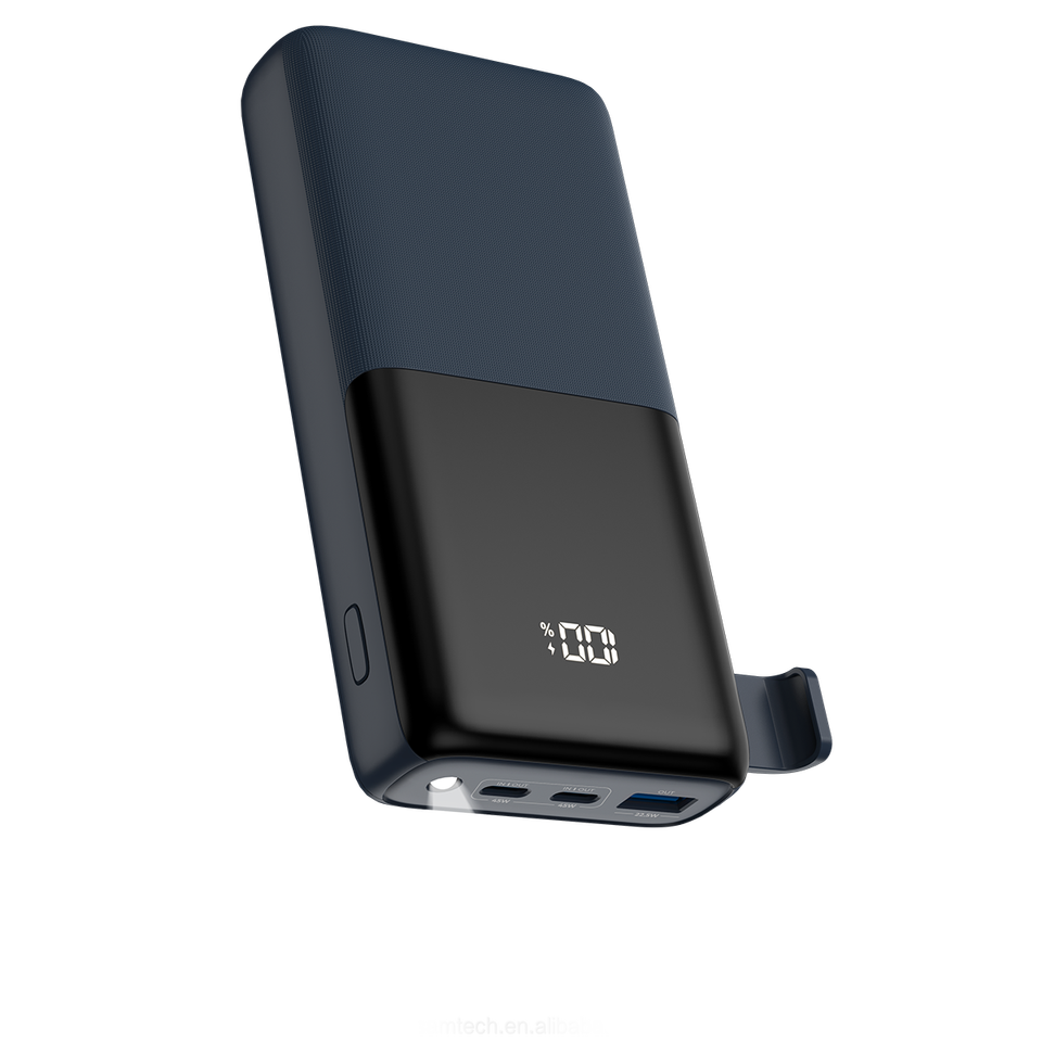 45W Ultra Slim 20000mAh Li-Polymer Battery Power Bank Fast Charging 3 ...