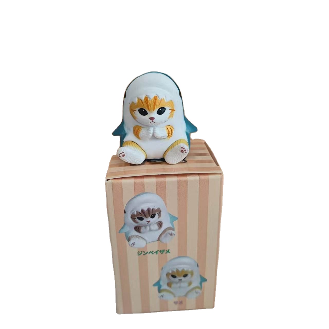 Blind Box Shark Cat Mofusand Kawaii Mini Figuinre Japanese Q Ver Anime ...