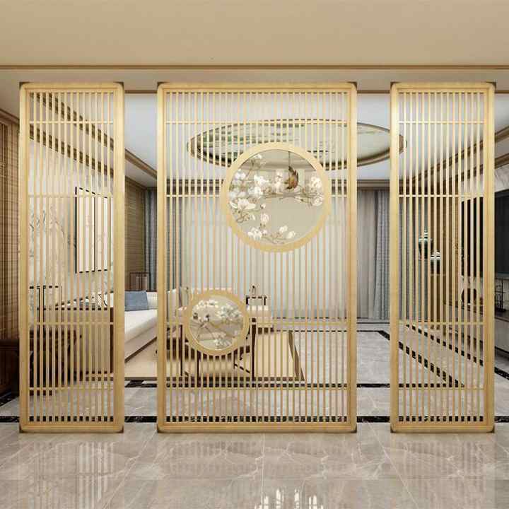 ECT easy installation vertical grill design gold mirror stainless steel ...