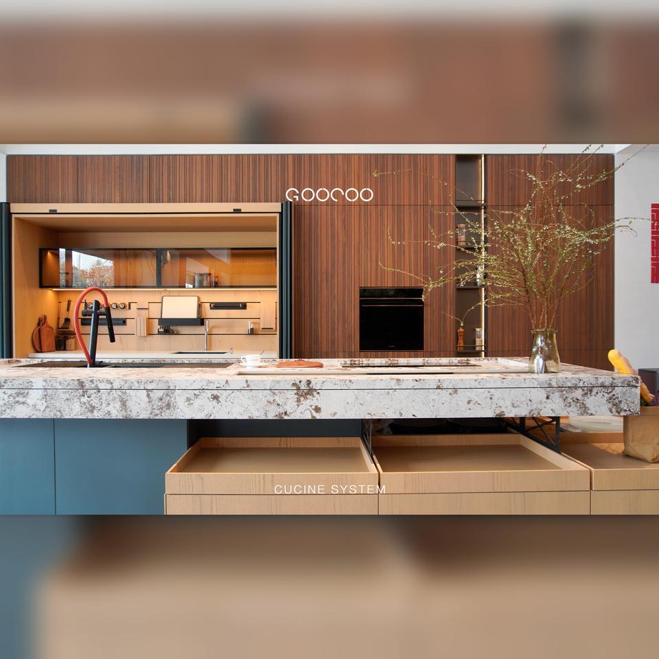 Luxury Modern Kitchen Cabinets Italian Style Kitchen Dining Cabinet Set ...