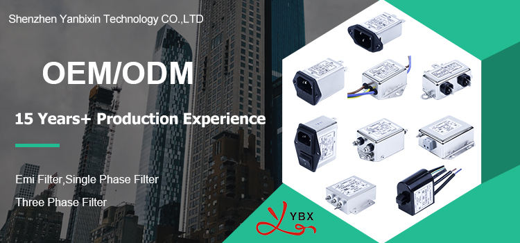 YX84G3-30A-S EMI filter three-phase power line filter 30A high current ...