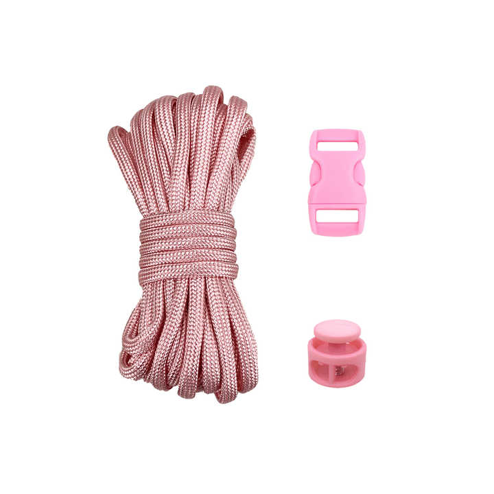 3M /Bag Paracord 550 Braided Paracord Rope for DIY Cord Bracelet Making ...
