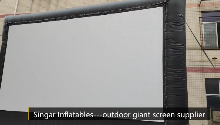 Large Inflatable Air Screen for Outdoor Cinema - Portable Projector ...