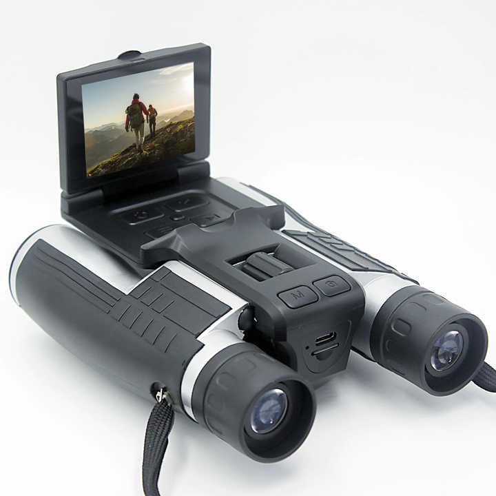 12x32 Binoculars with 2.4 Inch IPS Display - Professional Telescope