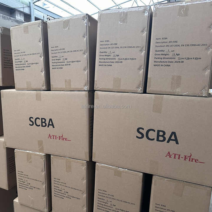 Firefighter Self Contained Breathing Apparatus SCBA Fireman Equipment 6 ...