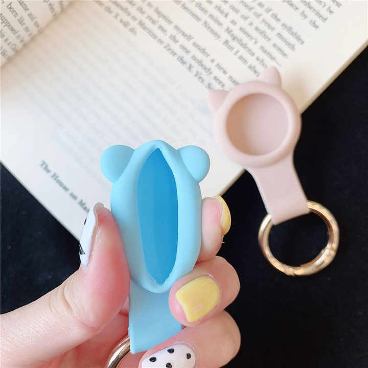 Cute Design Cover Waterproof Silicone case for Air Tags Holder Cat Dog ...