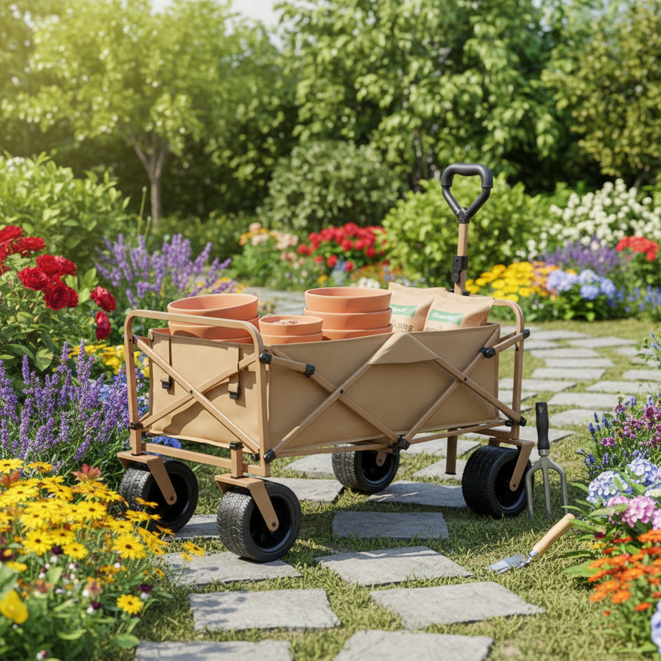 Handcart Is Foldable, Lightweight, Made of 600D Oxford Fabric, Carbon ...