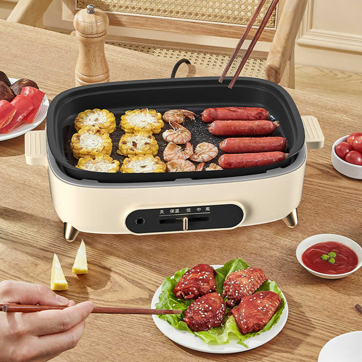 Wholesale Square Electric Skillet Hot Pot Portable Electric Multi ...
