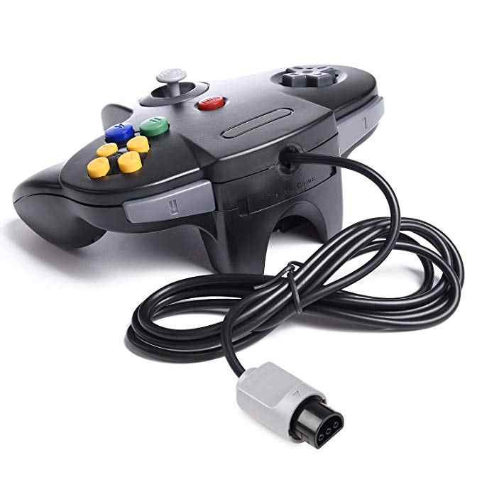 Honcam N64 Games Joystick Controller Classic Plug Port for Nintendo 64 ...