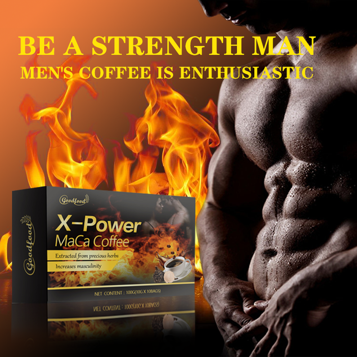 Man X Power Energy Chocolate Instant Coffee with Maca & Ginseng