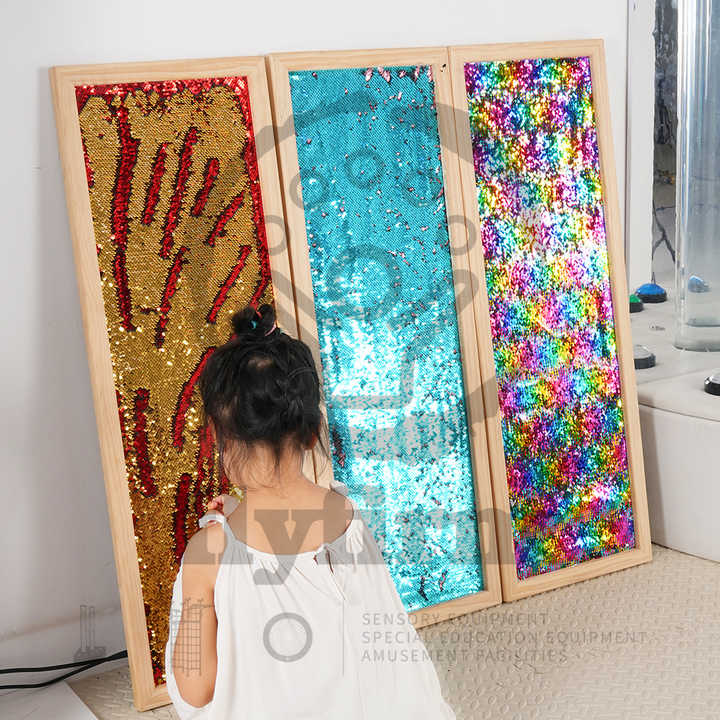 Flyfirm Interactive Sensory Sequin Board - Multi-Sensory Play