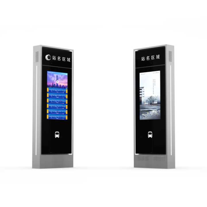 Smart Solar Powered LED Bus Stop Station Display Signage Advertising ...