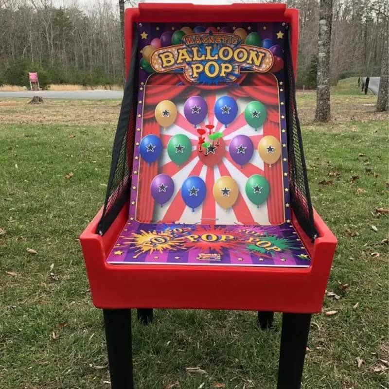 Balloon Pop Carnival Game Magnetic Dart Wooden Indoor/Outdoor Adventure ...