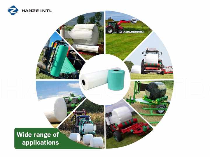 HANZE-AGRI High Tensile Strength PE Stretch Film for Silage