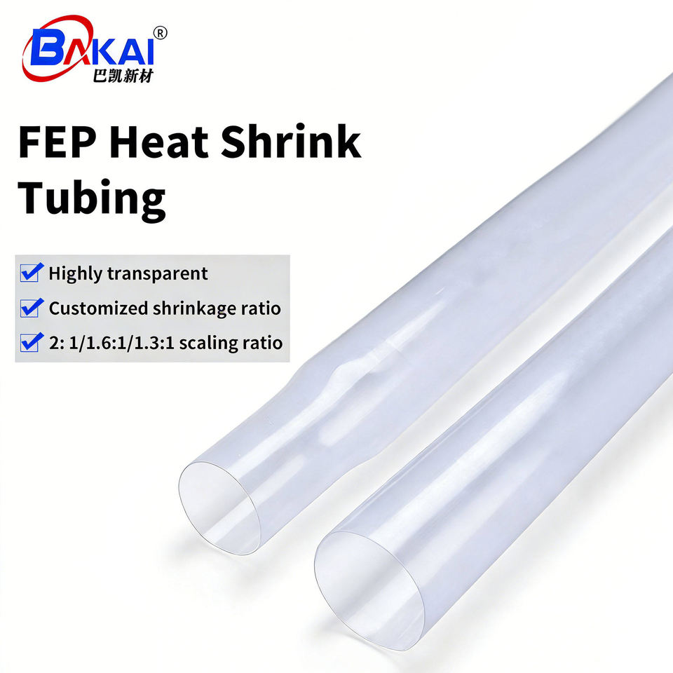 Customized FEP Heat Shrink Tube Flame Retardant, Transparent and ...