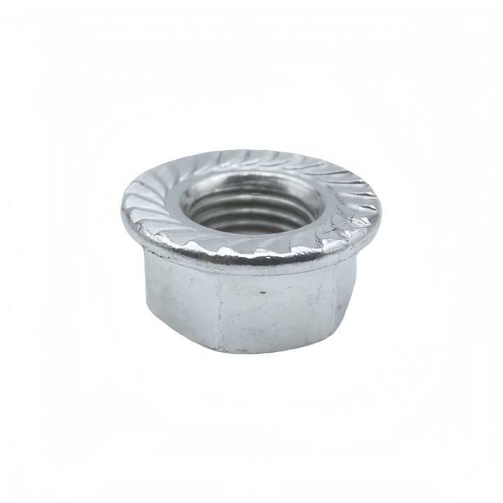 Galvanized Carbon Steel Hex Flange Nut - DIN 6923 Standard, M10/M12/M16 ...