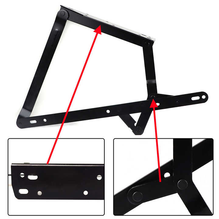 Sofa Bed Mechanism System: Pull Up Bracket Hinges for Multifunctional ...