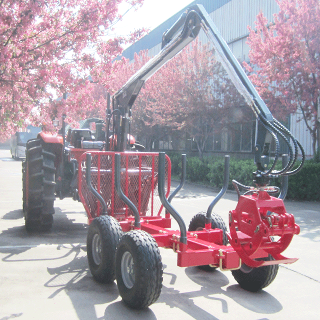 Small Timber Trailer 1T ZM1002 - Reliable Agro-Forestry Equipment