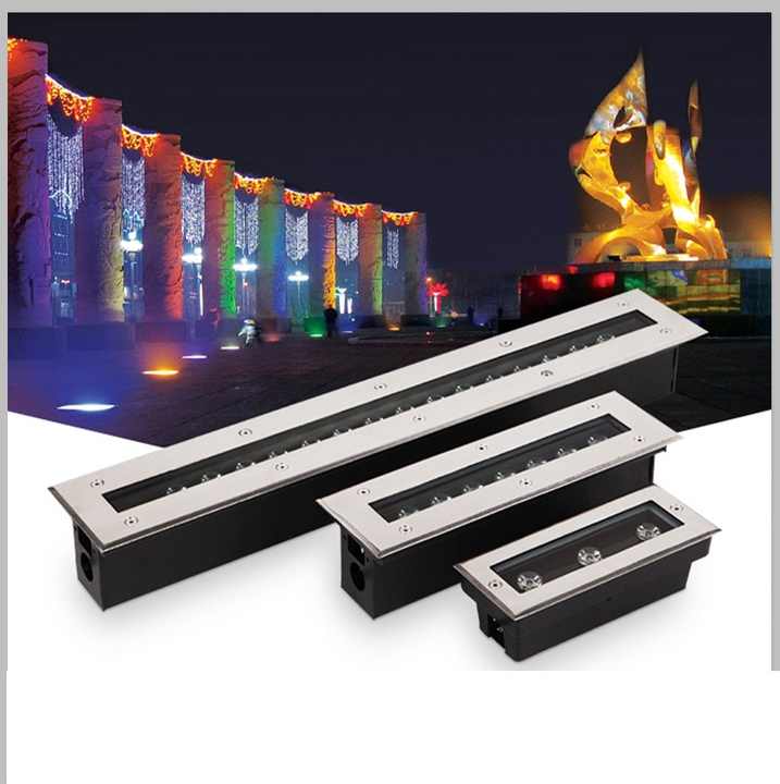 3W 6W 9W 36W LED Outdoor Linear Inground Light Recessed Step Light ...