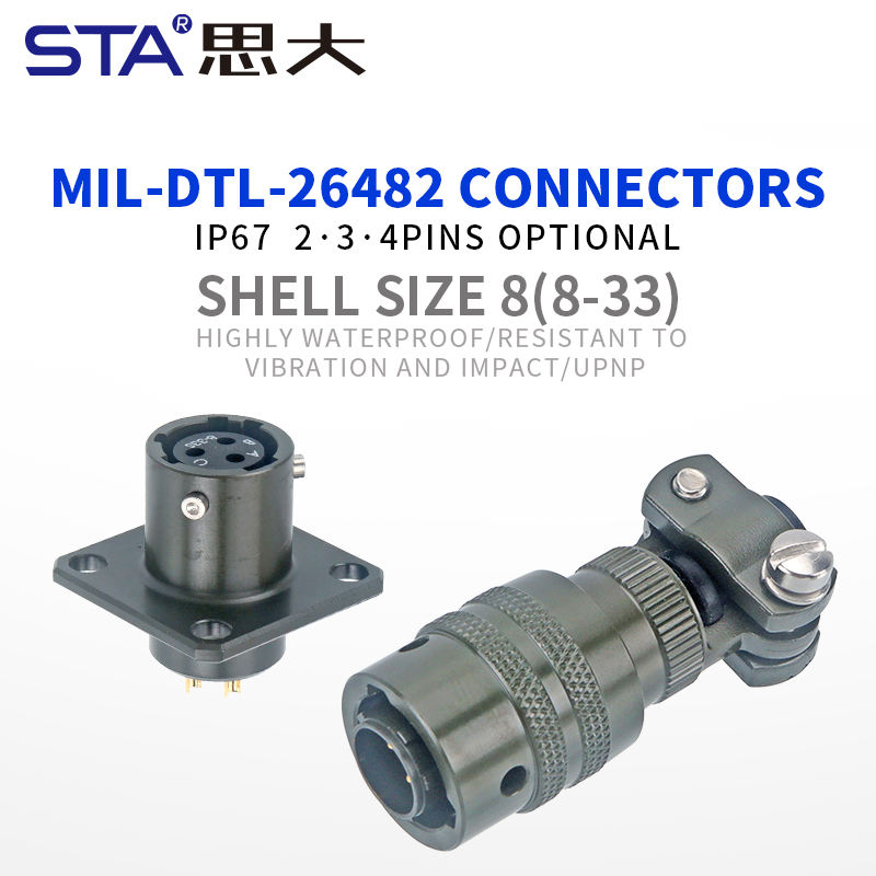 MIL Spec DTL 26482 Series Connectors 8-33 MS3116 MS3112 Cable Connector ...