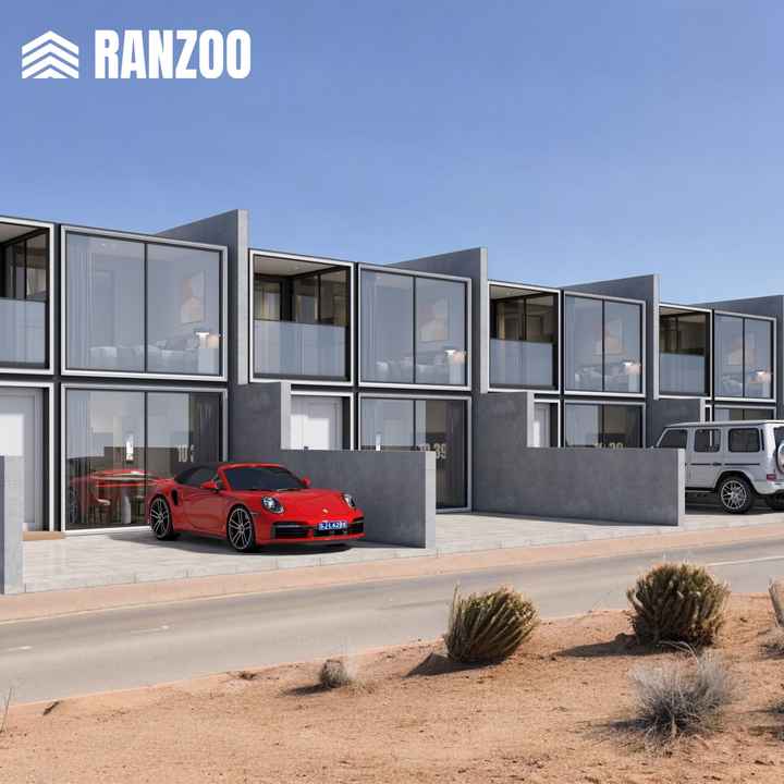 Fully Assembled Two-Story Steel Structure Motel Commercial Prefab House ...