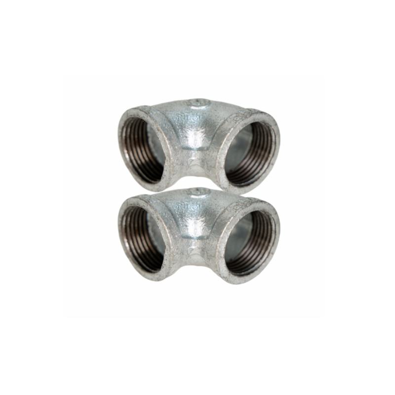 90-Degree Elbow Galvanized Malleable Iron Fire Fitting Grooved Casting ...