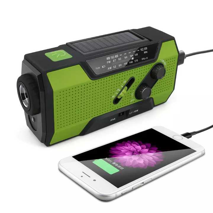 Factory Direct Sale Portable Rechargeable Crank Weather Radio Self ...