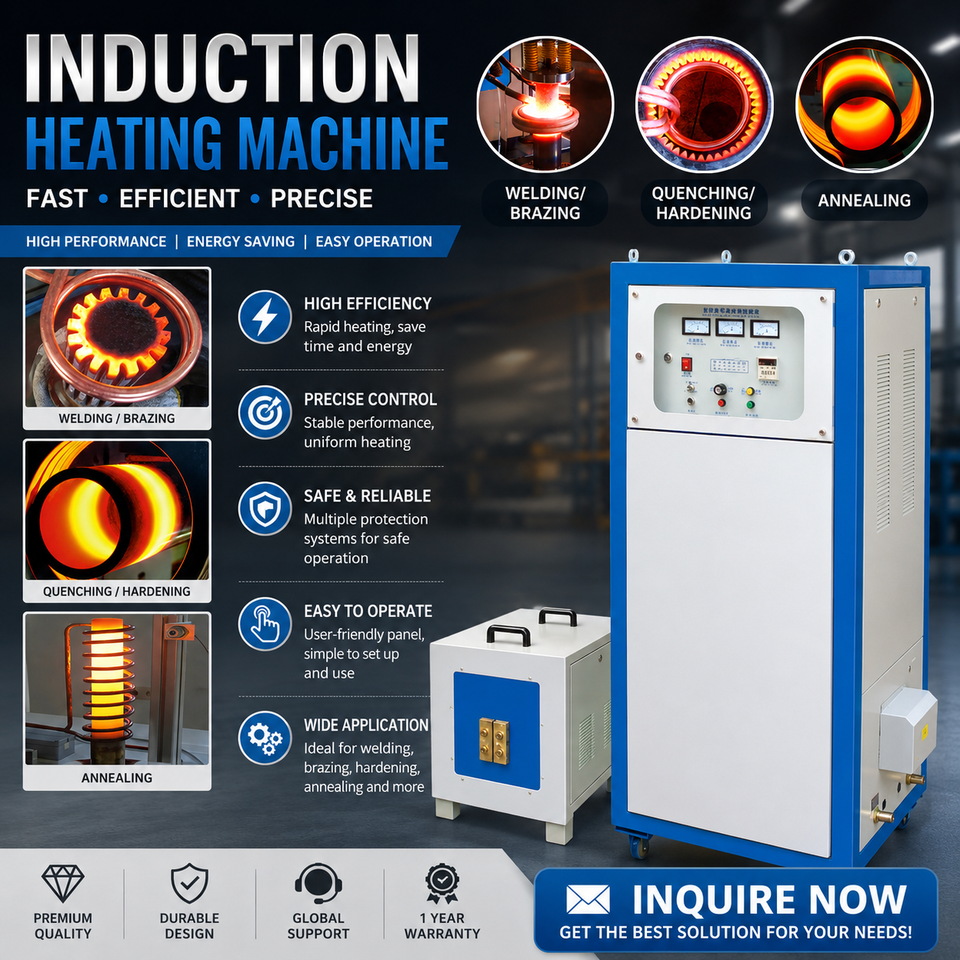 High Efficiency 120KW Induction Billet Heater for Steel Forging and Hot ...