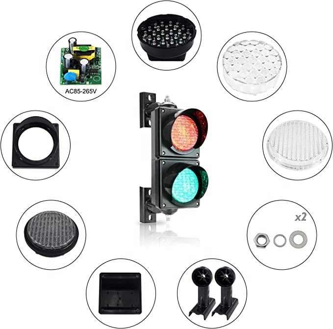 sunburst safety pedestrian crossing red green traffic light| Alibaba.com