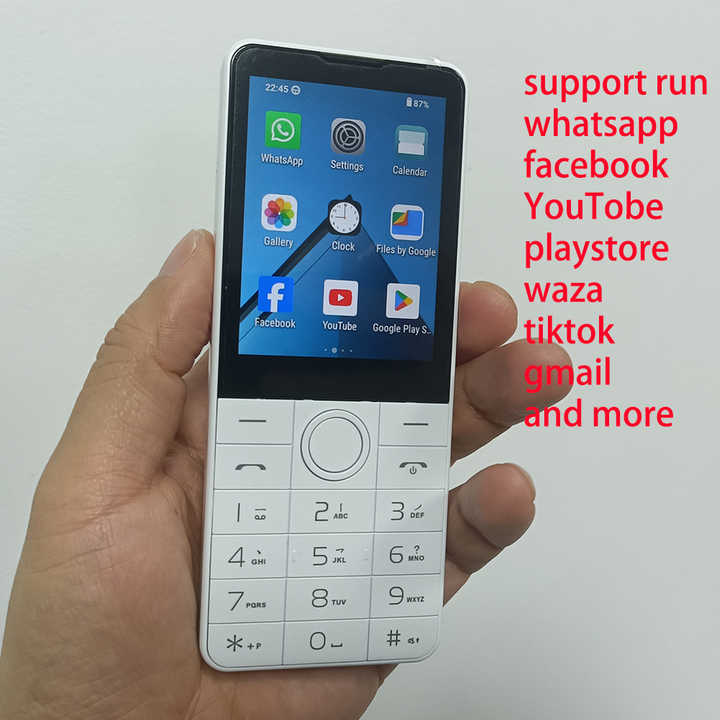4G Android Keypad Phone with 5MP Camera - Smart & Unlocked