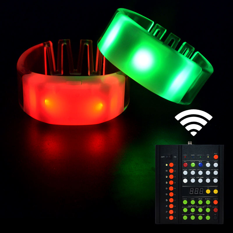 DMX Remote Controlled SJ-B28 LED Bracelet for Events
