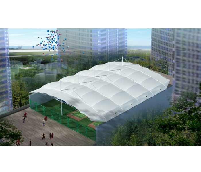 Durable Steel Structure for Football Stadium Roof Canopy