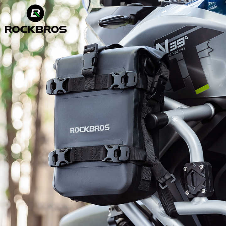 ROCKBROS Waterproof Motorcycle Side Bag leather side bag for motorcycle ...