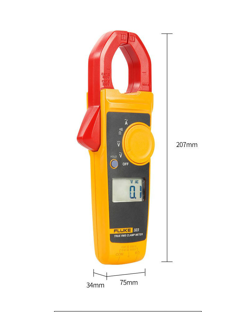 FLUKE 325 Clamp Meter F325 323 324 True RMS Digital Multimeter 400A ...